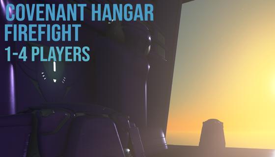 (Firefight) Covenant Hangar - UGC - Halo Infinite