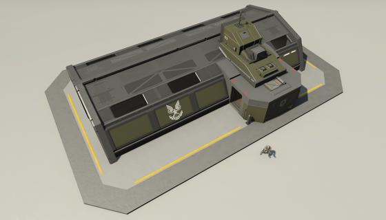 HALO WARS Barracks - UGC - Halo Infinite