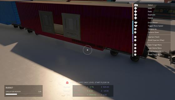 metalic red train box car - UGC - Halo Infinite