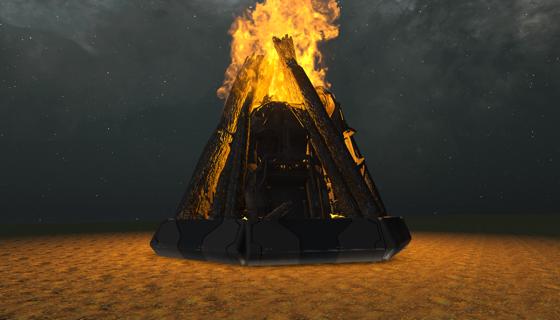 Large Banished campfire - UGC - Halo Infinite