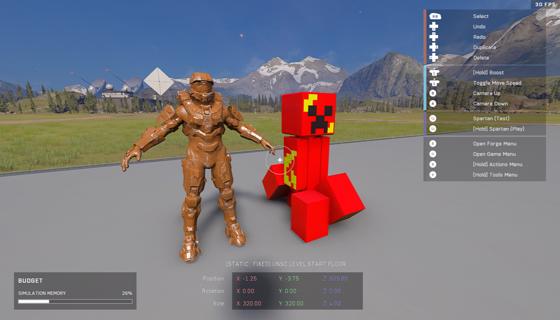 Lego Minecraft Fire Creeper - UGC - Halo Infinite