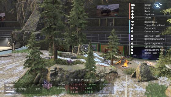 Large Camp Forest Area w Tent - UGC - Halo Infinite