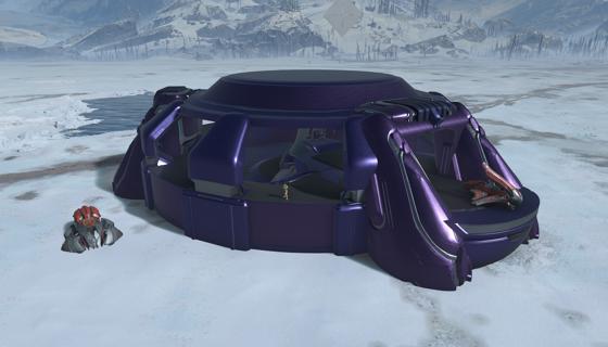 Covenant base, round type v1 - UGC - Halo Infinite