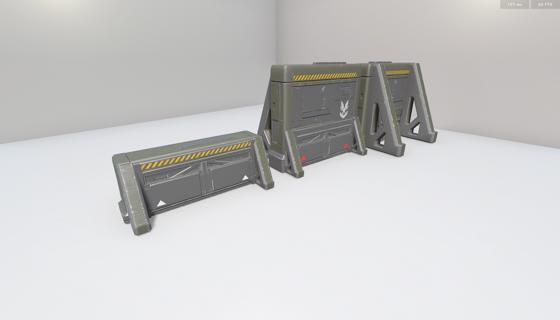 Cover Barrier (TALL) - UGC - Halo Infinite